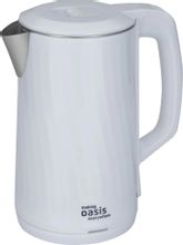 Чайник электрический OASIS K-13PW, 1800Вт, белый – купить в Ситилинк ...