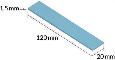 Термопрокладка ARCTIC COOLING TP-3 60грамм, 120мм х 20мм х 1.5мм ...