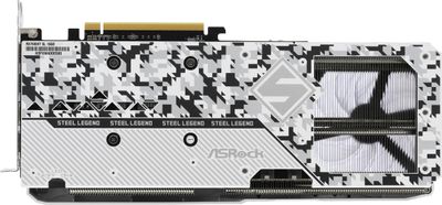 Видеокарта ASRock AMD Radeon RX 7600XT RX7600XT SL 16GO 16ГБ Steel ...