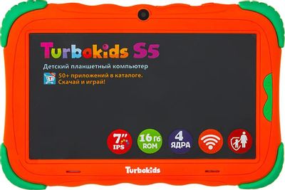 Детский планшет Turbo TurboKids S5 7", 1GB, 16GB, Wi-Fi, Android 8.1 ...