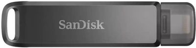 USB Type-C/Lightning Sandisk iXpand Luxe 128ГБ, USB3.0, черный [sdix70n ...