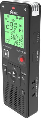 Диктофон Ritmix RR-820 16ГБ, черный – купить в Ситилинк | 1898308