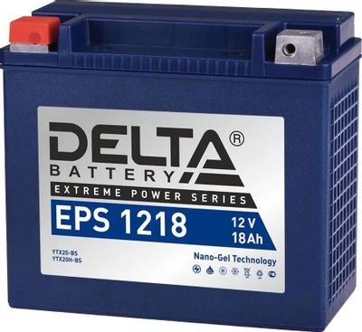 Аккумулятор для мотоциклов DELTA BATTERY EPS 1218 18Ач 245A – купить в ...