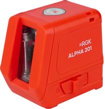 Уровень лазер. RGK Alpha 201 2кл.лаз. 635нм цв.луч. красный 2луч. – купить в Ситилинк | 2087594