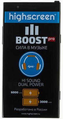 Характеристики Смартфон Highscreen Boost 3 Pro черный (353392) смотреть в СИТИЛИНК