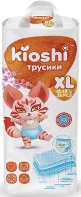 KIOSHI Трусики-подгузники универсальные Classic KS004b, 12-18 кг, размер 5, 36 шт – купить в ...