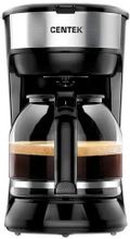 Кофеварка CENTEK CT-1147, капельная, черный / нержавеющая сталь ...