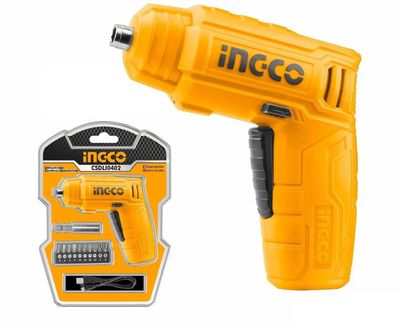 Обзор товара аккумуляторная отвертка INGCO CSDLI0402 (1903039) в ...