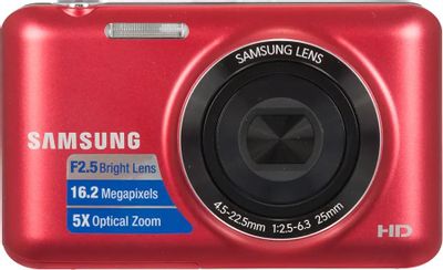 Обзор товара цифровой компактный фотоаппарат Samsung ES95, красный ...