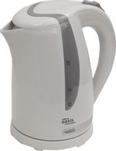 Чайник электрический OASIS K-2PW, 2200Вт, белый – купить в Ситилинк | 1935356