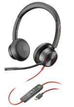 Гарнитура POLY 320, для компьютера, накладные, проводные, черный ...