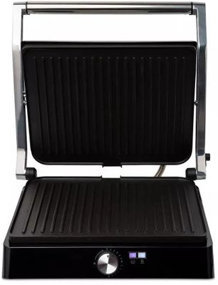 Электрогриль KitFort КТ-1662, черный и серебристый – купить в Ситилинк ...