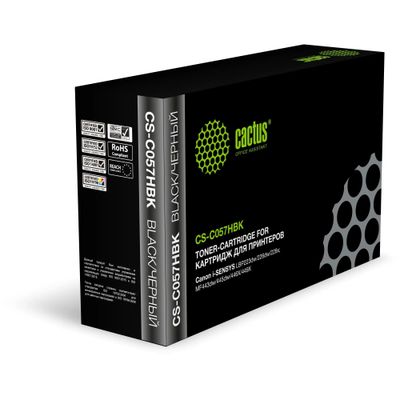 Характеристики Картридж Cactus CS-C057HBK, 057 H, черный / CS-C057HBK ...