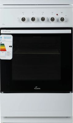Газовая плита Flama L FK 1412 W, электрическая духовка, стеклянная ...