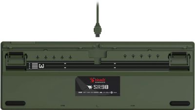 Клавиатура A4TECH S98 Aviator, USB, зеленый – купить в Ситилинк | 1857899