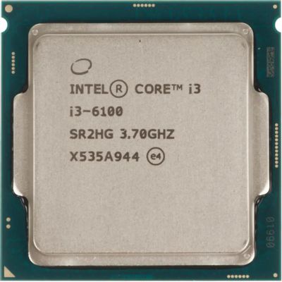 Характеристики Процессор Intel Core i3 6100, LGA 1151, BOX [bx80662i36100 s r2hg] (323426 ...