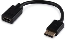 Переходник Buro DisplayPort (m) - HDMI (f), черный [bu-hdmi(f)-dp(m ...