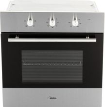 Обзор товара духовой шкаф Midea MO23003X, черный/нержавеющая сталь ...