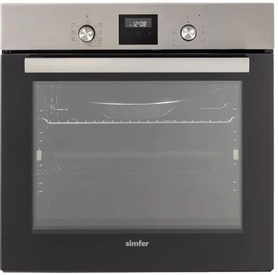 Духовой шкаф Simfer B6EM58016, нержавеющая сталь/черный – купить в Ситилинк | 1808537