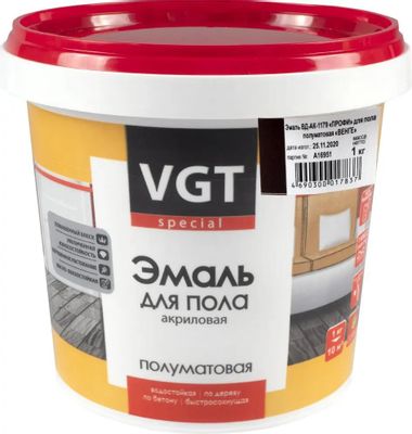 Эмаль VGT ВД-АК-1179 (25578) венге 1л – купить в Ситилинк | 1830473