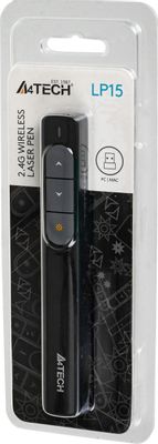 Презентер A4TECH LP15, черный [lp15 black] – купить в Ситилинк | 1198666