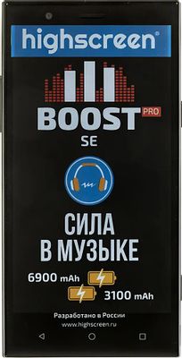 Смартфон Highscreen Boost 3 SE PRO, черный – купить в Ситилинк | 410871
