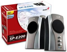 Характеристики Колонки Genius SP-E200 2.0 черный 6Вт (57476) смотреть в ...