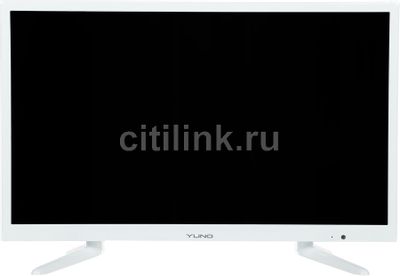 Телевизор LED Yuno 24" ULM-24TCW112 белый/HD/50Hz/DVB-T2/DVB-C (RUS) (Б ...