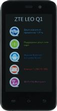 Смартфон ZTE LEO Q1, черный(восстановленный) – купить в Ситилинк | M00005116