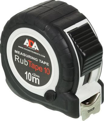 Рулетка строительная ADA RubTape 10, 10м x 25мм [а00154] – купить в ...