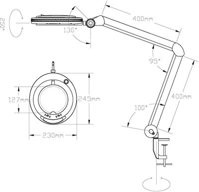 Характеристики Лупа REXANT 31-0531, 1шт (1634006) смотреть в СИТИЛИНК