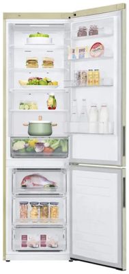Холодильник двухкамерный LG GA-B509CESL Total No Frost, инверторный ...