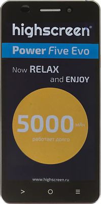Смартфон Highscreen Power Five EVO золотистый – купить в Ситилинк | 386928