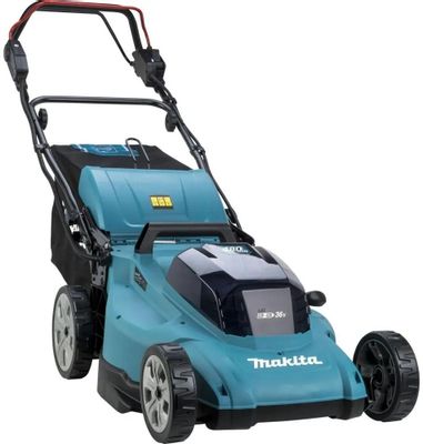 Газонокосилка аккумуляторная Makita DLM481CT2, 48см, самоходная, 5Ач, с ...