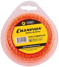 Отзывы на Леска для садовых триммеров CHAMPION C5057, 2.4мм, 12м в ...