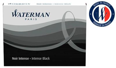 Картридж Waterman Standart (S0110850) черные чернила для ручек перьевых ...