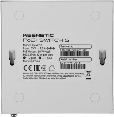Коммутатор KEENETIC KN-4610, неуправляемый – купить в Ситилинк | 2007467