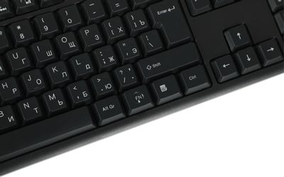Комплект (клавиатура+мышь) A4TECH KK-3330, USB, проводной, черный [kk ...