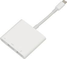 Порт-репликатор Apple MJ1K2ZM/A, белый – купить в Ситилинк | 1001310