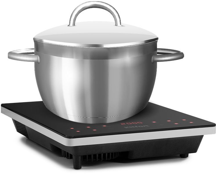 Характеристики Плита Инфракрасная Kitfort КТ-140 черный/серебристый стеклокерамика (настольная ...