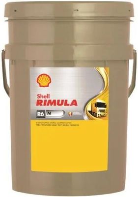 Моторное масло SHELL Rimula R6 M, 10W-40, 20л, синтетическое [550046753 ...