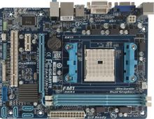 Материнская плата Gigabyte GA-A75M-DS2, Socket FM1, AMD A75 FCH, mATX ...