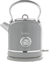 Чайник электрический TESLER KT-1745, 2200Вт, серый и серый – купить в ...
