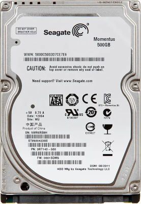 Характеристики Жесткий диск Seagate Momentus ST9500423AS, 500ГБ, HDD ...