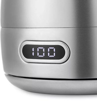 Чайник электрический KitFort КТ-6182, 2200Вт, серебристый и черный – купить в Ситилинк | 1984914