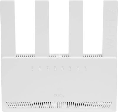 Wi-Fi роутер CUDY WR3600E, Wi-Fi 7, BE3600, 2.4/5ГГц, 3 LAN, белый ...
