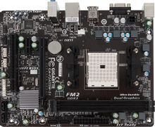 Материнская плата Gigabyte GA-F2A55M-S1, Socket FM2, AMD A45 FCH, mATX ...
