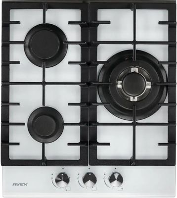 Характеристики Газовая варочная панель AVEX HM 4534 W, независимая, белый (1744851) смотреть в ...