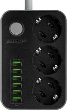 Сетевой фильтр ARTSTYLE CL-3631B, 1.6м, черный – купить в Ситилинк ...