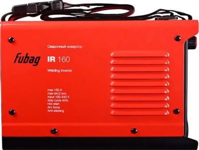 Сварочный аппарат FUBAG IR 160, инвертор [41326] – купить в Ситилинк ...